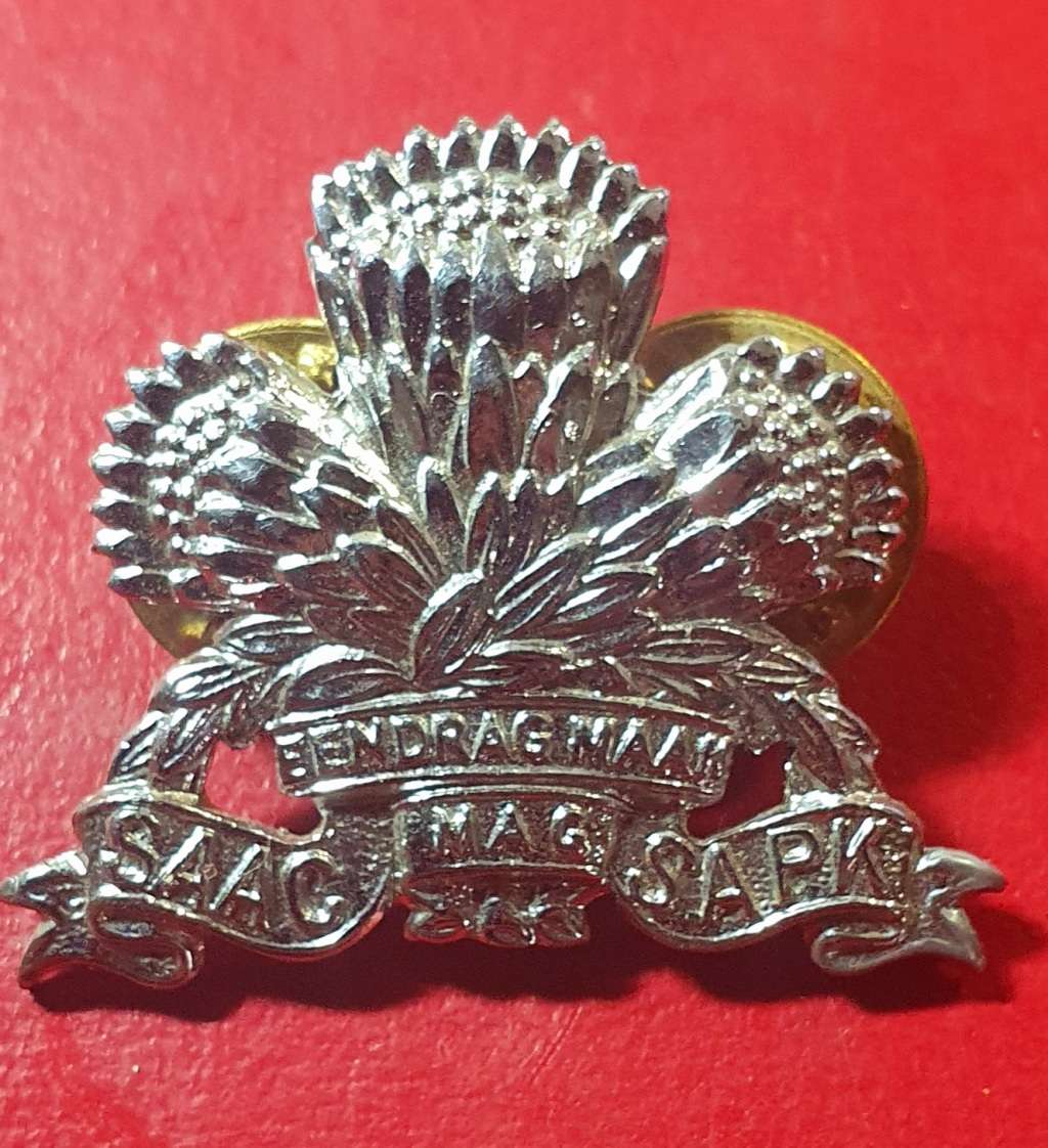 South African Army - SPECIAL SERVICE BATTALION. SADF. BERET BADGE PINS ...