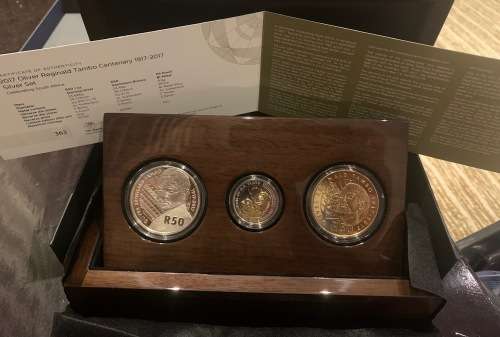 Special Circulation & Commemorative Coins - 2017 OR Tambo 3 coin set ...