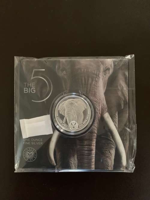 Five Rand - 2019 Silver R5 Brilliant Uncirculated 1oz Coin Big 5 ...