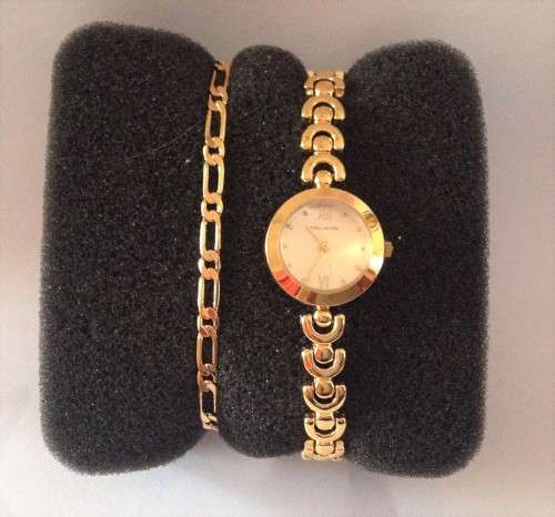 Women's Watches - Original Gold Plated Hallmark Watch and Bracelet Set ...