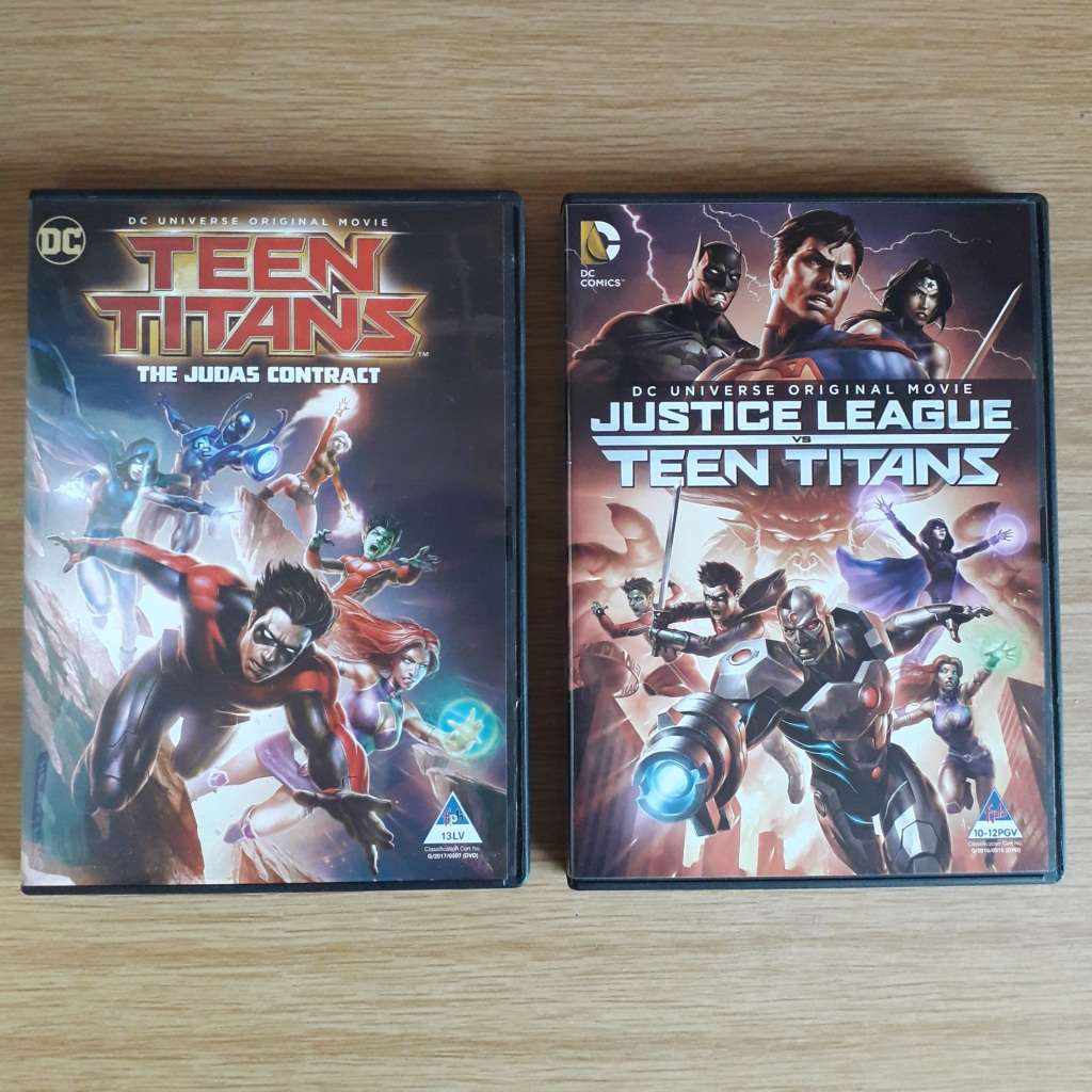 Movies - Teen Titans: The Judas Contract & Justice League vs Teen ...