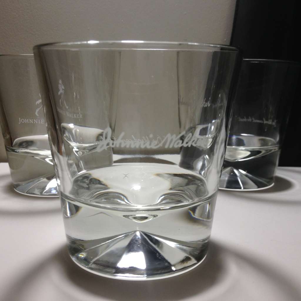 Drinking Glasses & Stemware - Johnnie Walker - Prism Base Rocks Glass ...