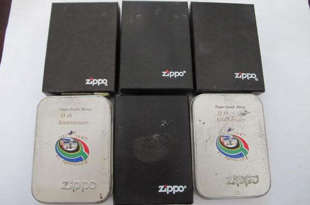 Smoking Accessories - Zippo - 4 zippo cardboard and 2 metal lighter boxes was sold for R16.00 on ...