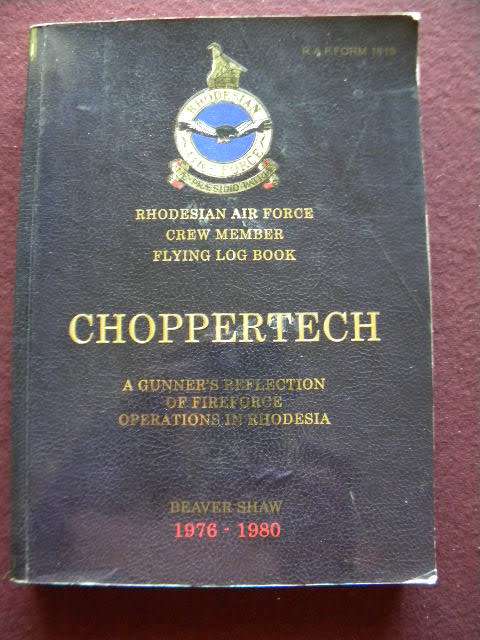 Books - CHOPPERTECH Rhodesian Air Force Crew Member Flying Log Book by ...