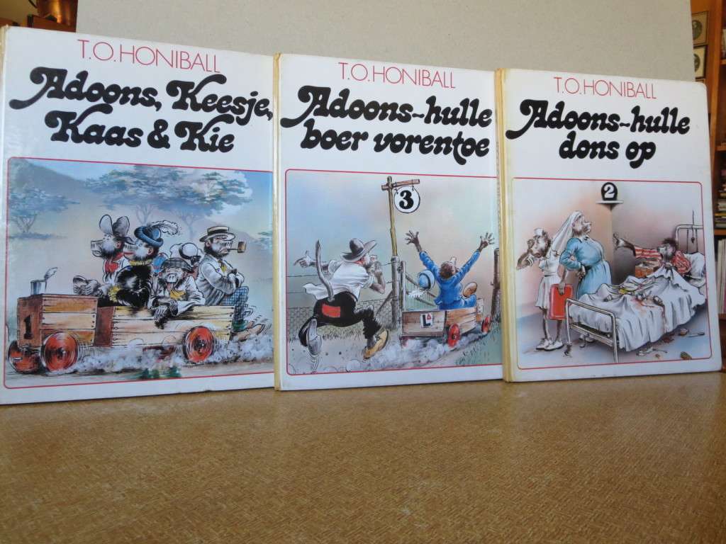 Afrikaans Fiction - T. O. Honiball: ADOONS, KEESJE, KAAS & KIE, ADOONS ...