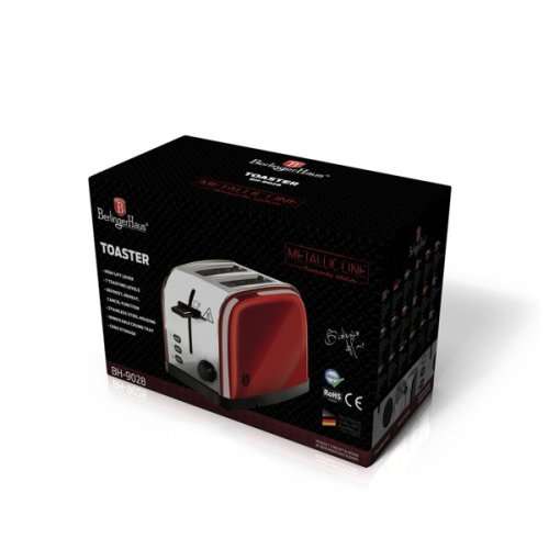 Toasters - BERLINGER HAUS 2-SLICE TOASTER BURGUNDY METALLIC LINE was ...