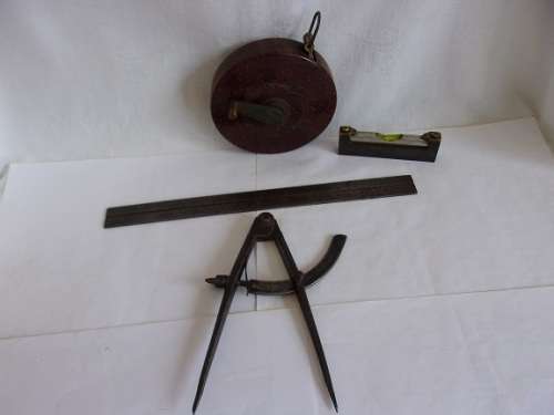 Tools - 4 Vintage measuring tools for 1 bid - take a look was sold for ...