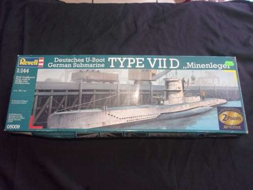 Ships & Boats - Revell 1:144 scale Deutsches U-Boot Type ViiD ...