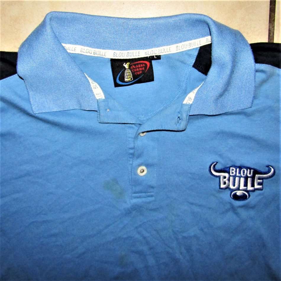 Sporting Memorabilia - Blou Bulle Absa Currie Cup Rugby Shirt was ...