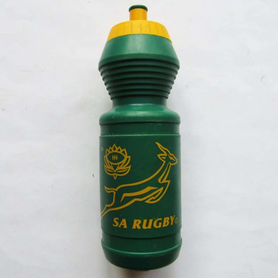 Sporting Memorabilia - SA Springbok Rugby Water Bottle was sold for R40 ...