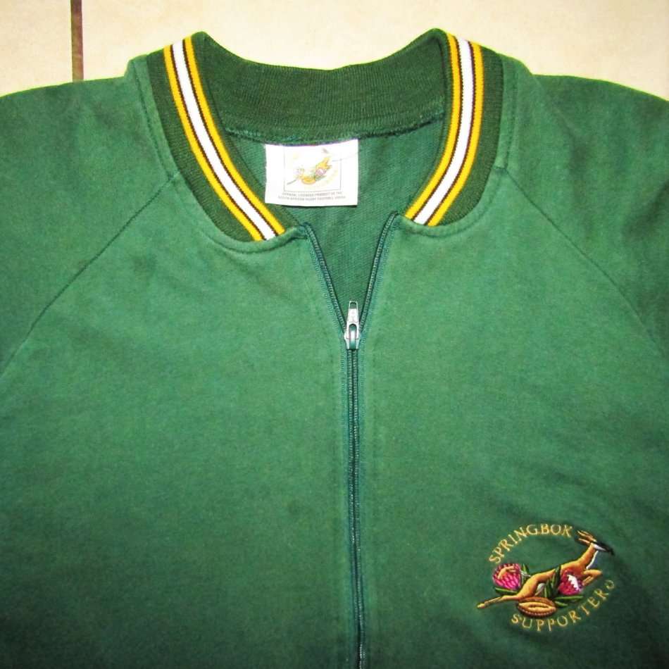 Sporting Memorabilia - Springbok Rugby Supporter Tracksuit Jacket was ...