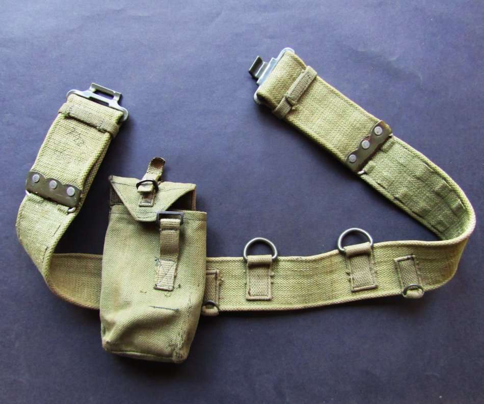 Belts & Buckles - Old Rhodesia Army Web Belt and Ammo Pouch was sold ...