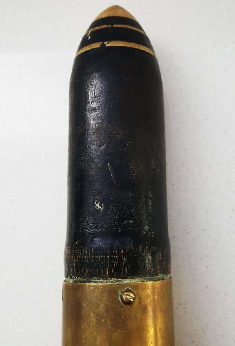 Other Clothing & Equipment - 1942 WW2 2PR MK IX Gun Shell was listed ...