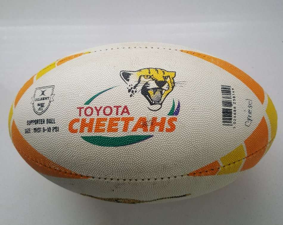 Sporting Memorabilia - Free State Cheetahs Midi Size Rugby Ball was ...