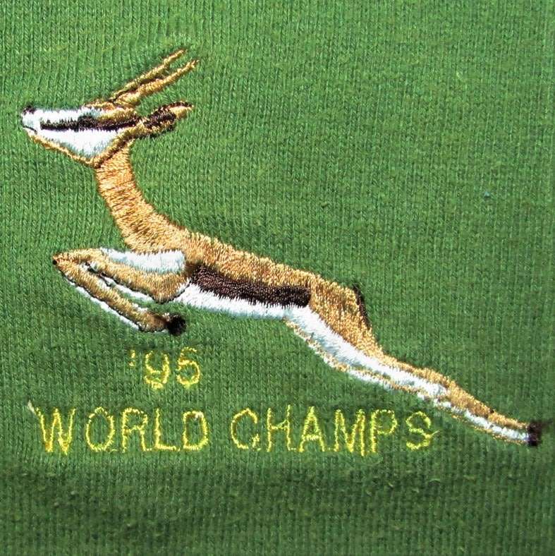 Sporting Memorabilia - 1995 Springbok World Champions Rugby Jersey was ...