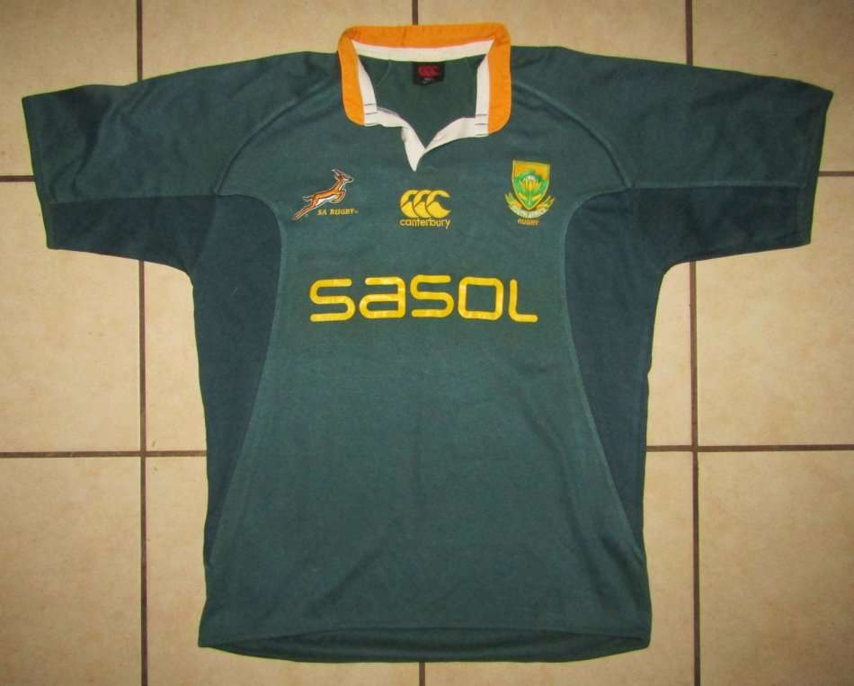 Sporting Memorabilia - Old Springbok Rugby Jersey was sold for R200.00 ...