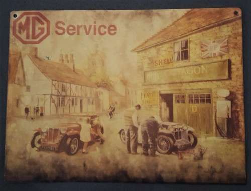 Signage - MG Motors Service Tin Metal Sign for sale in Pretoria ...