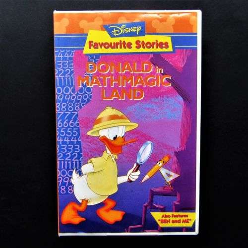 TV Series - Donald in Mathmagic Land - 90`s Disney VHS Tape was listed ...