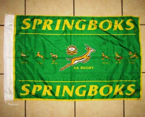 Sporting Memorabilia - History of the Springboks Rugby Flag was sold ...