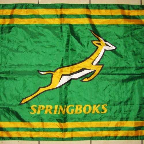 Sporting Memorabilia - Large Springbok Rugby Flag was listed for R120 ...