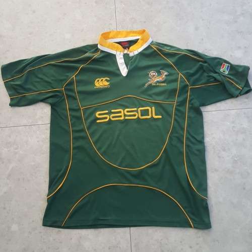 Sporting Memorabilia - Old Springbok Rugby Jersey - XL Size for sale in ...