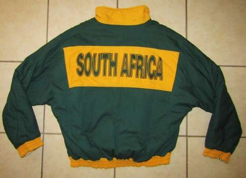 Sporting Memorabilia - 90`s Springbok Rugby Tracksuit Jacket was sold ...