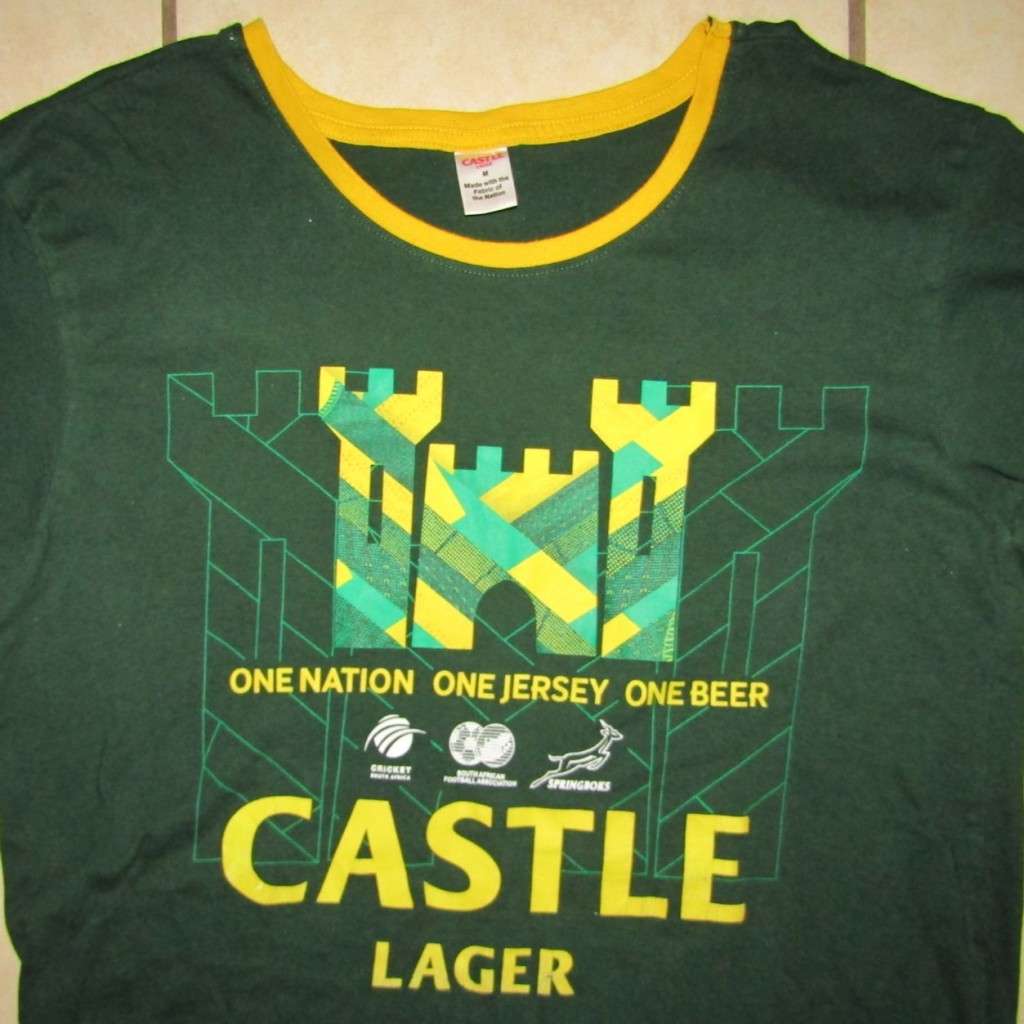 Sporting Memorabilia - Castle Lager Cricket Football Rugby One Nation Jersey for sale in ...