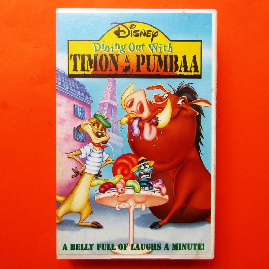 TV Series - Dining Out with Timon & Pumbaa - Disney VHS Video Tape ...