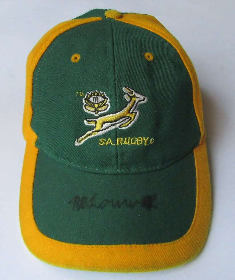 Sporting Memorabilia - Signed Springbok Rugby Cap for sale in Pretoria ...