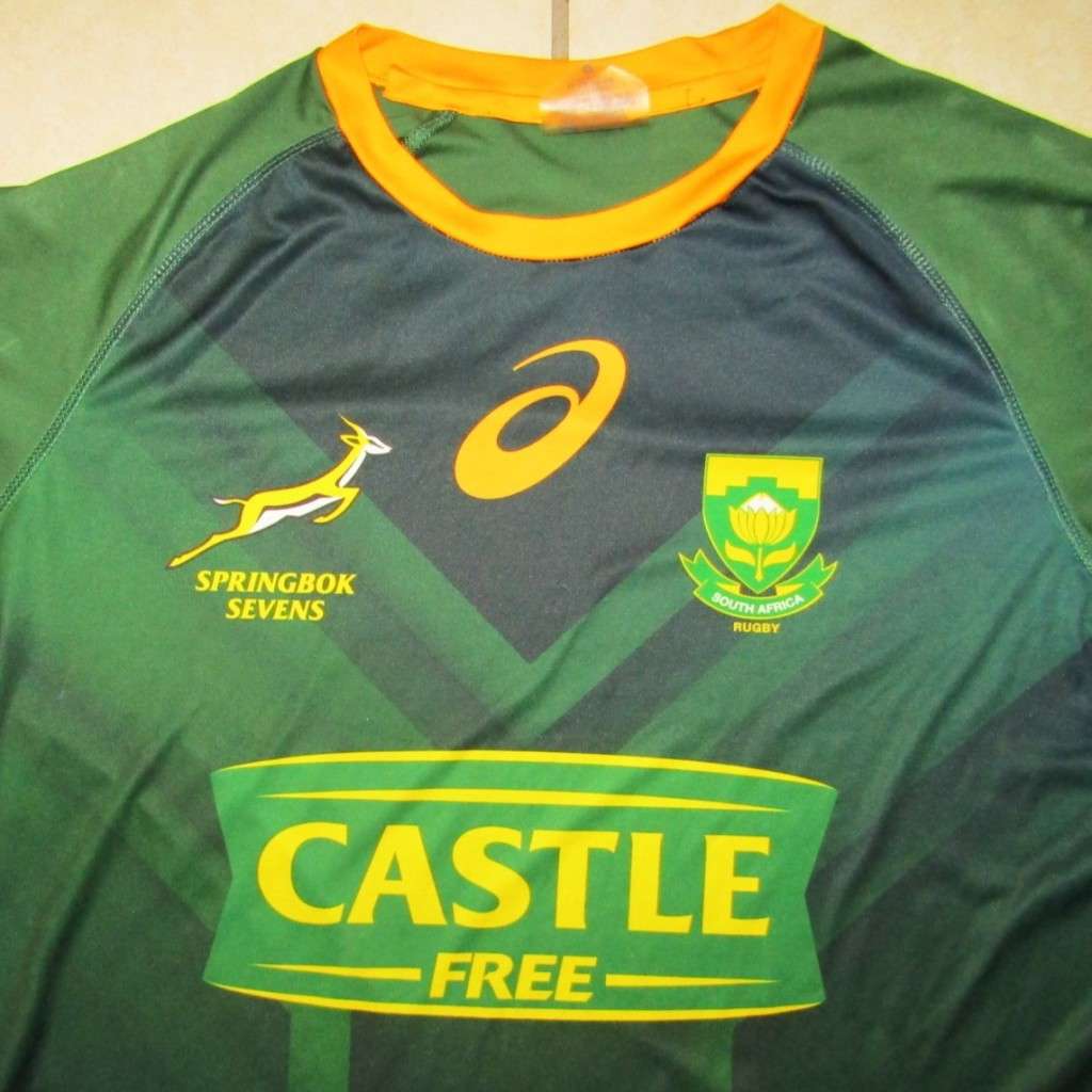 Sporting Memorabilia - Old Springbok Sevens Rugby Jersey - XL Size for ...