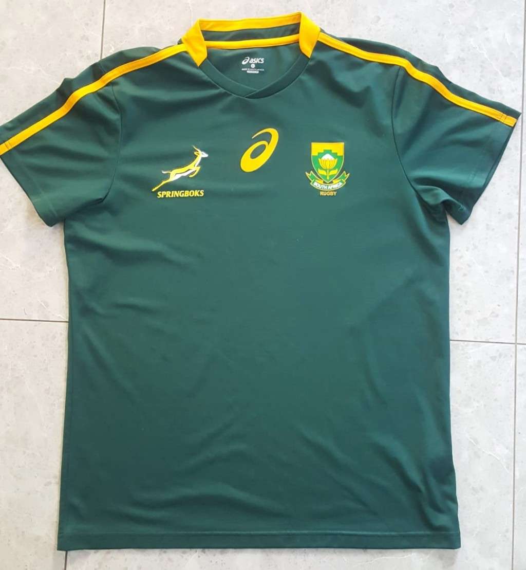 Sporting Memorabilia - Old Springbok Rugby Jersey - Large Size for sale ...