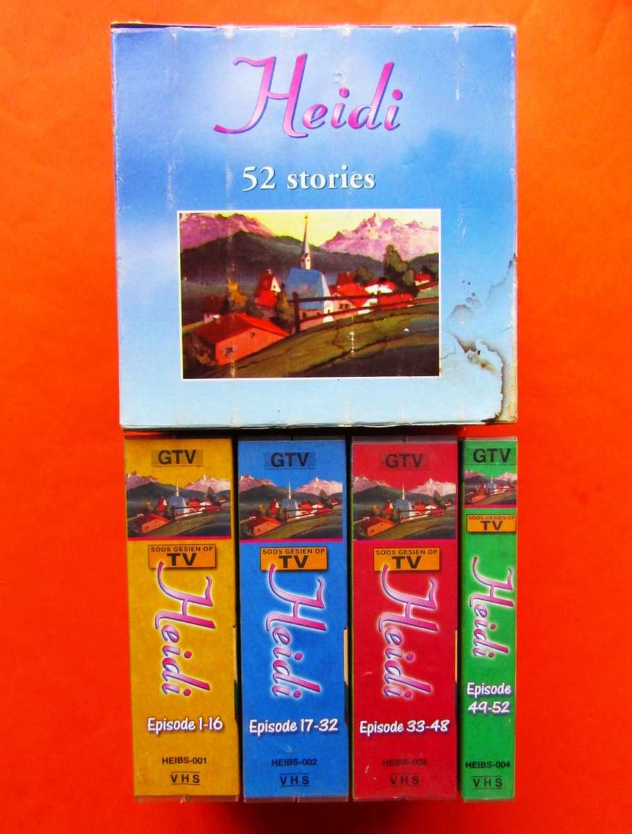 TV Series - Heidi - 52 Stories - 7 VHS Videos Box Set for sale in ...