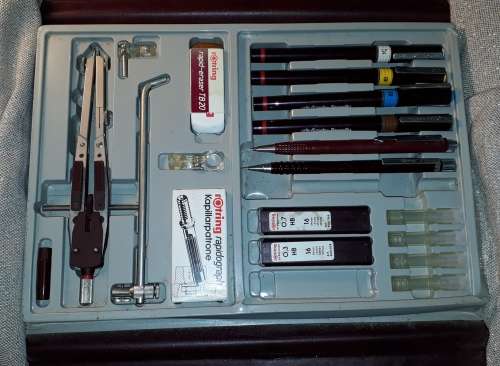 Writing Instruments & Accessories - Vintage ROTRING Hi-Tech Set ...