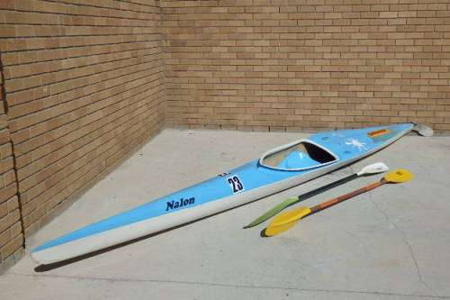 Kayaks & Canoes - An amazing K1 racing Kayak with two paddles, splash ...