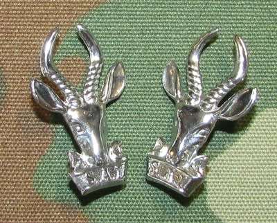 South African Army - SADF - Infantry Collar Badge Set was sold for R50 ...