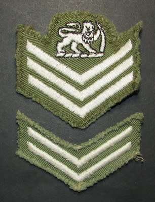 International Badges & Insignia - Rhodesian Army Rank Badges was sold ...