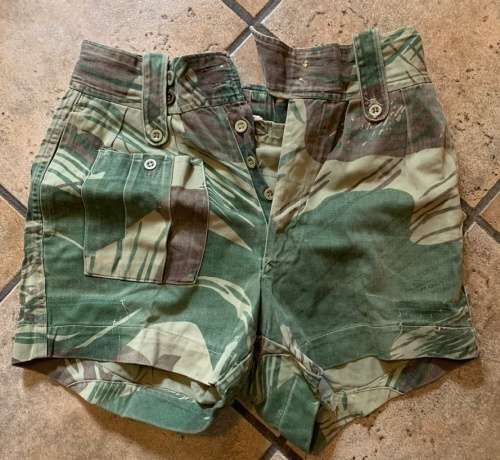 Headgear - Rhodesia - Original Period Rhodesian Camo Short`s was sold ...