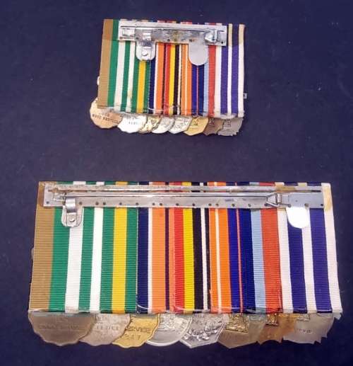 SADF & SANDF - SADF - Air Force 30 Year Group of 8 Including Miniatures ...