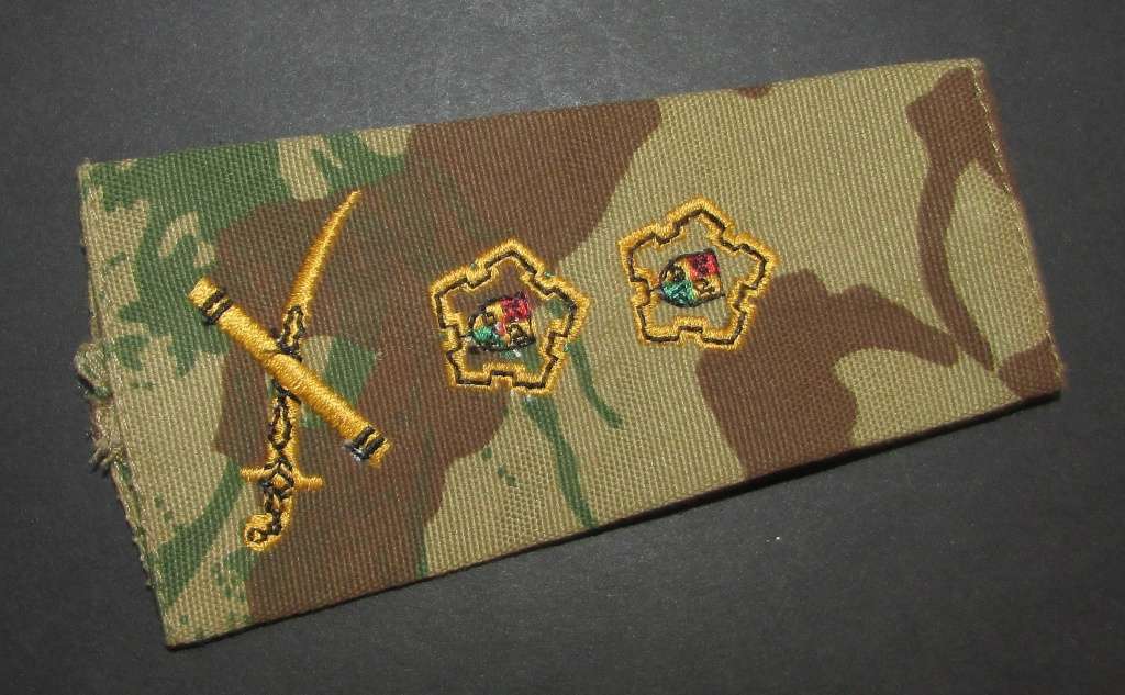 South African Army - South African Task Force Camo Slip on Rank was ...