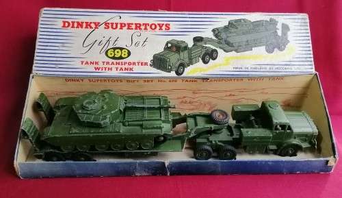Models - Meccano Ltd Dinky Supertoys Gift Set # 698 Tank Transporter ...