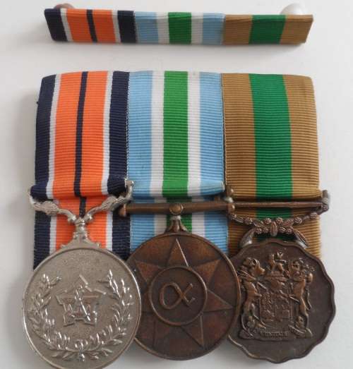 SADF & SANDF - SADF - Group of 3 Mounted Medals was sold for R200.00 on ...