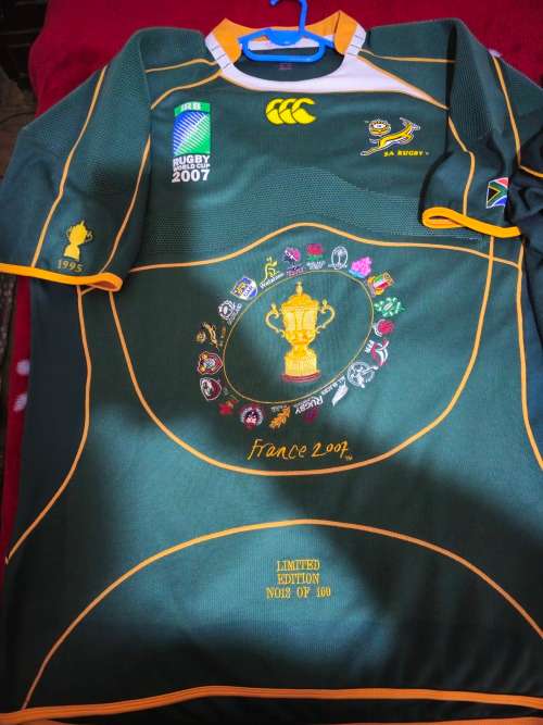 Sporting Memorabilia - 2007 Limited Edition Springbok Players Replica ...