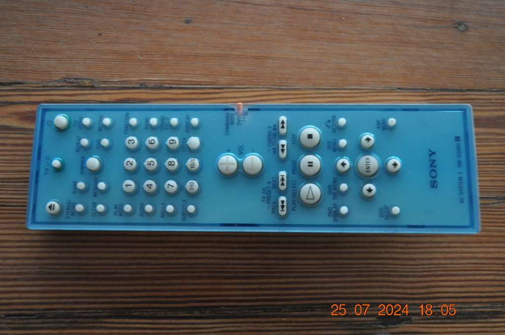 Remote Controls - Original Sony AV System 3 Remote Control RM-SS880 for ...