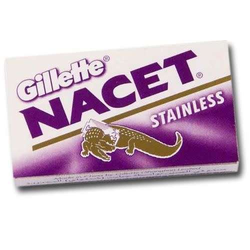 Razor Blades - Gillette Nacet Double Edge Safety Razor Blades was sold ...