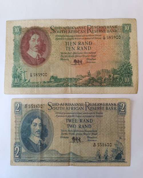 MH de Kock - Vintage collectors MH De Kock South African Ten and Two ...