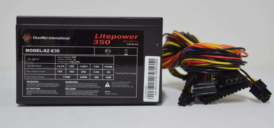 Power Supplies - CMI Litepower 350W PFC Power Supply PC COMPUTER POWER ...