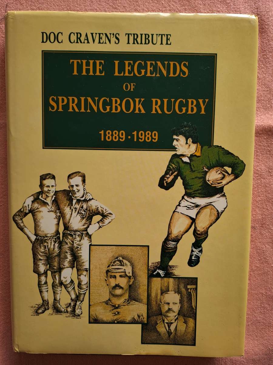 Sporting Memorabilia - Rugby book. Doc Craven`s Tribute. The Legends of ...
