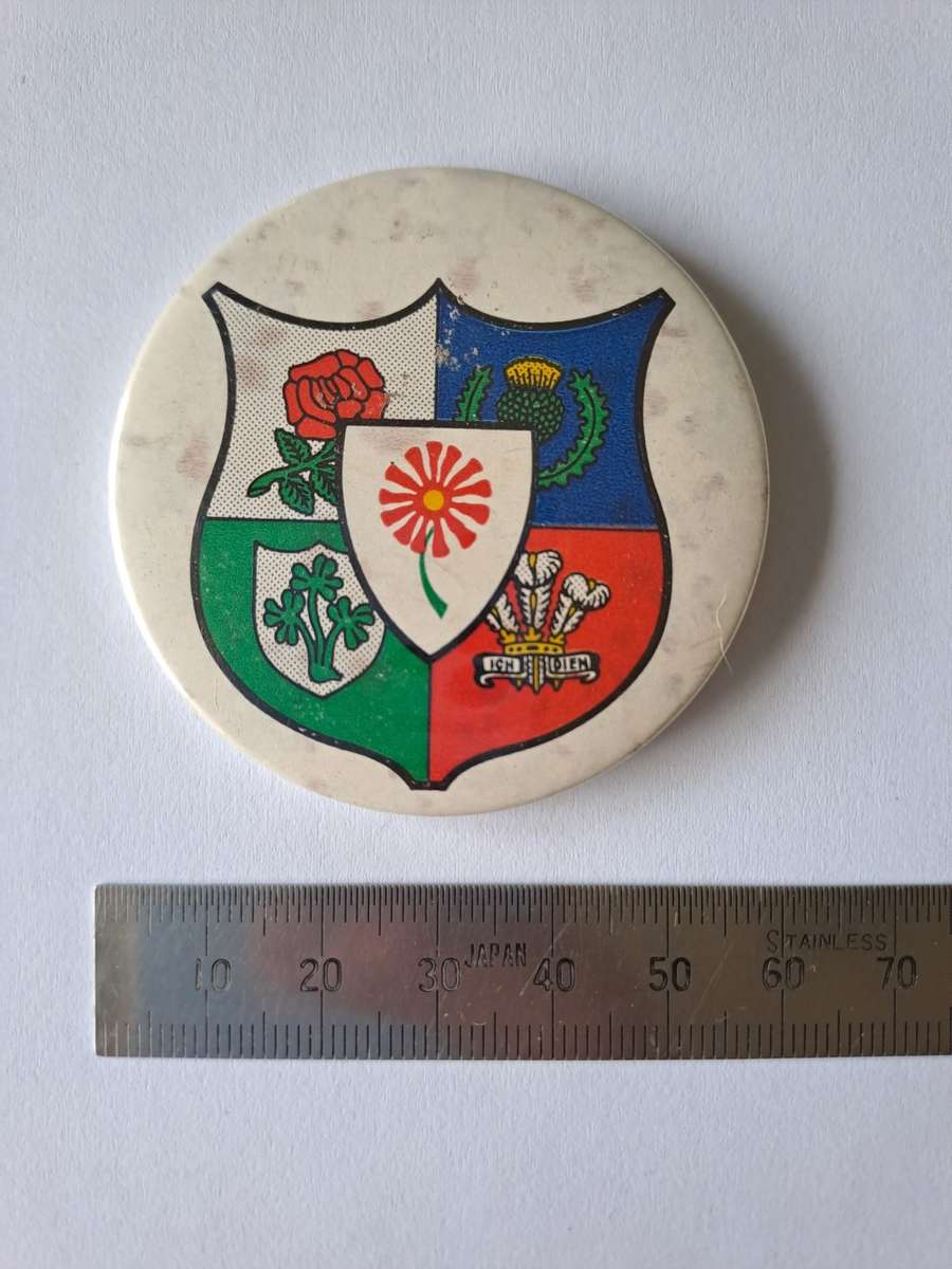 Sporting Memorabilia - Rugby safety pin badge British & Irish Lions to ...