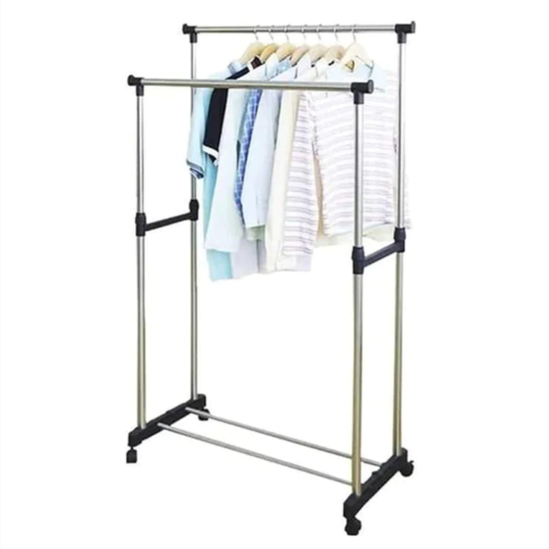 Clothes Lines & Racks - Double Rod Clothes Rack for Drying, Hanging and ...