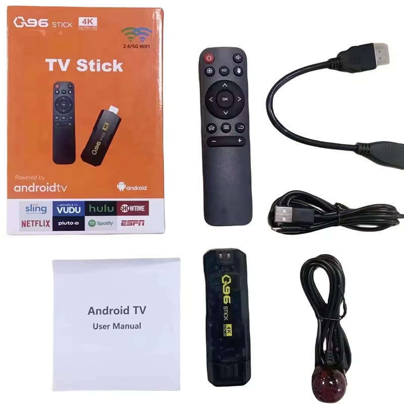TV Boxes & Digital Media Players - Q96 TV Box Stick HD 4K WiFi Quad ...
